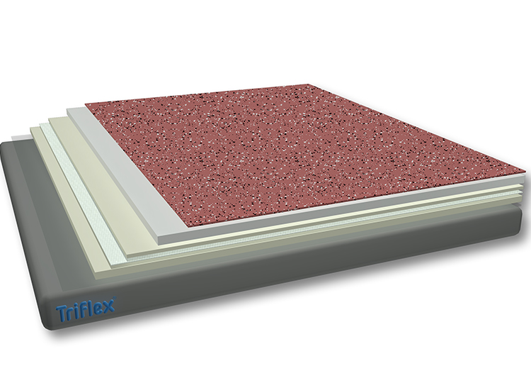 Triflex BTS-P systeem, chips | Triflex Nederland